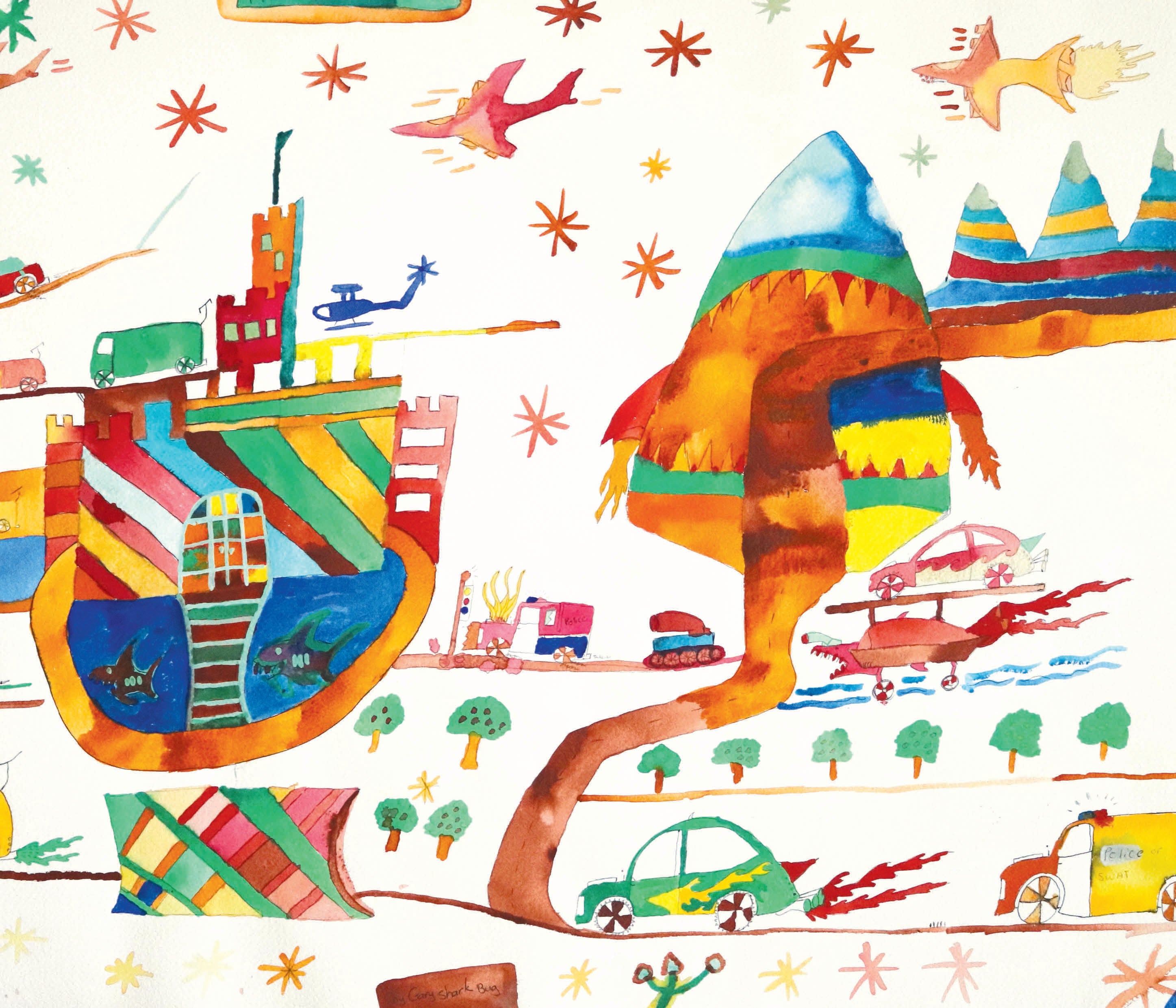 Welcome to the world of Gary Shark Bug! Art - Decor & Accessories ...