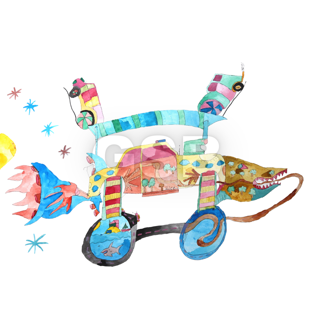 Shark Car Banner – GarySharkBug